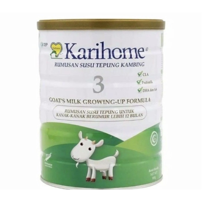 Jual Karihome Growing Up formula Step 3 (1-3 tahun) Susu Kambing ...