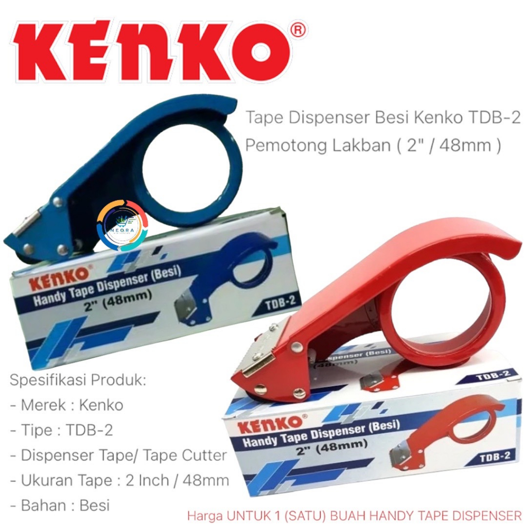 Jual Kenko Handy Tape Dispenser Besi/Alat Potong Lakban TDB - 2 Inch ...