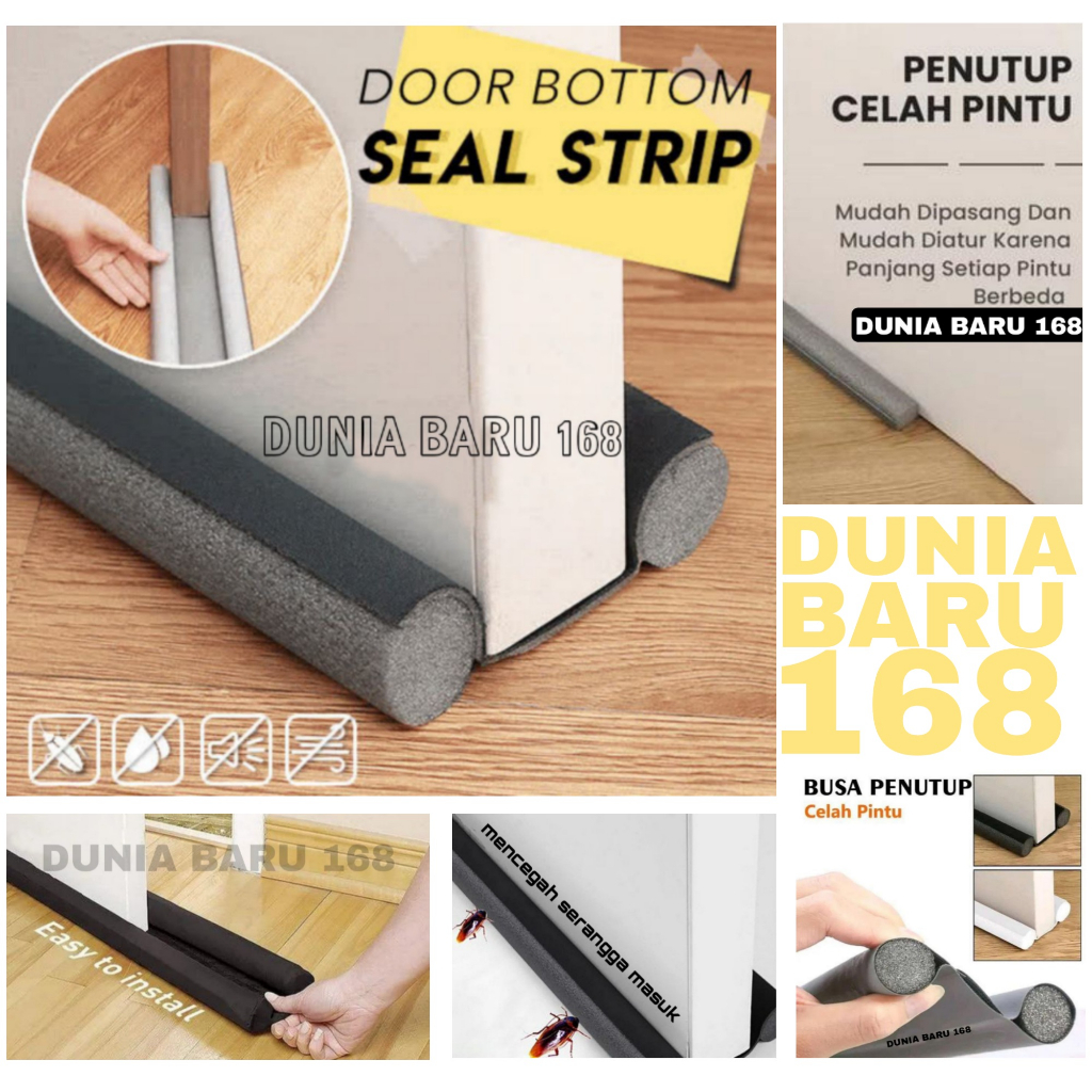 Jual BUSA PENUTUP CELAH PINTU PENAHAN PINTU PENUTUP CELAH PINTU ANTI ...