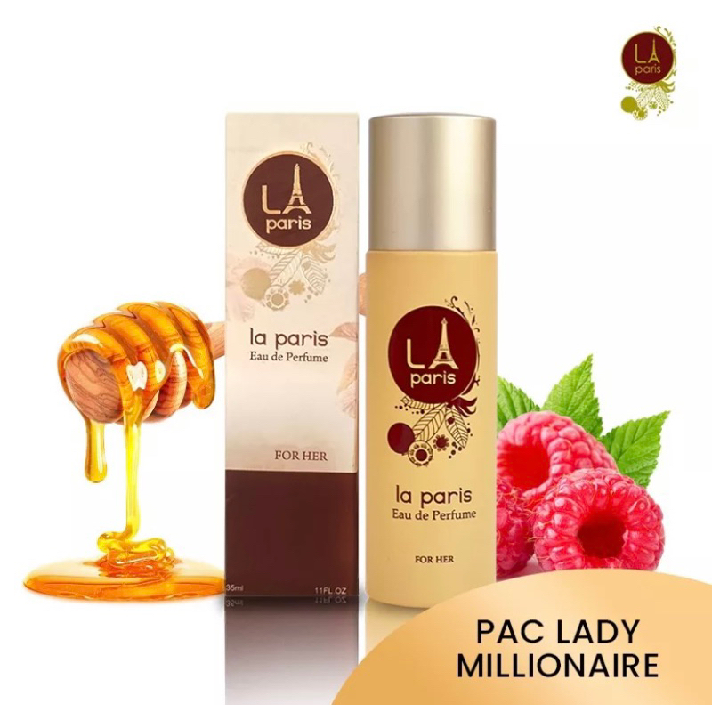 Jual LA PARIS PARFUM PAC LADY MILIONARIRRE | Shopee Indonesia