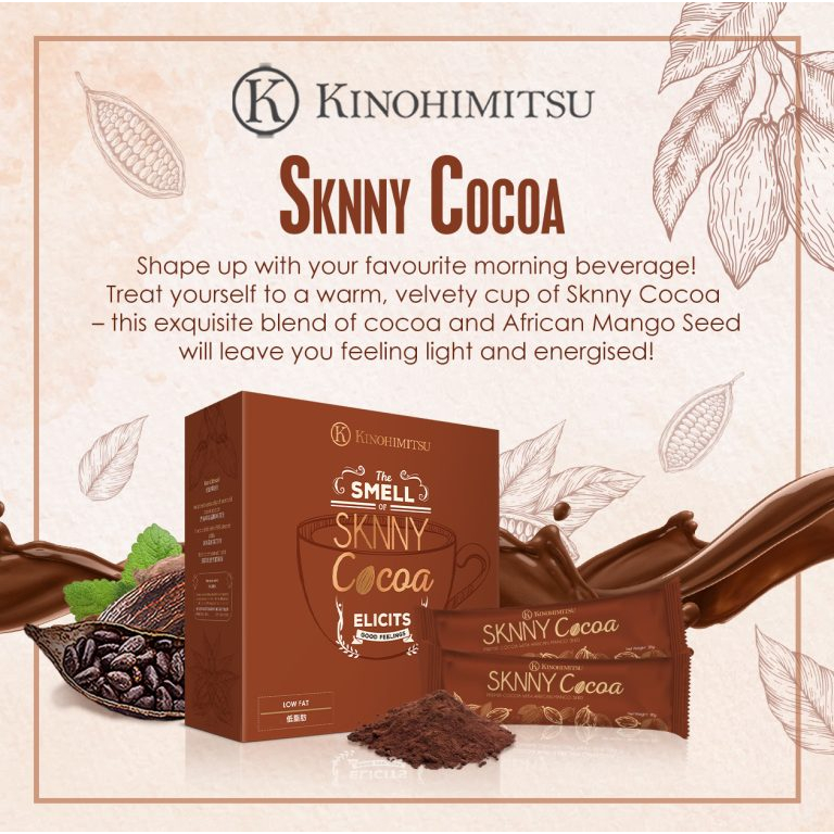 Jual Kinohimitsu SKINNY premix Cocoa with African mango seed/bubuk ...