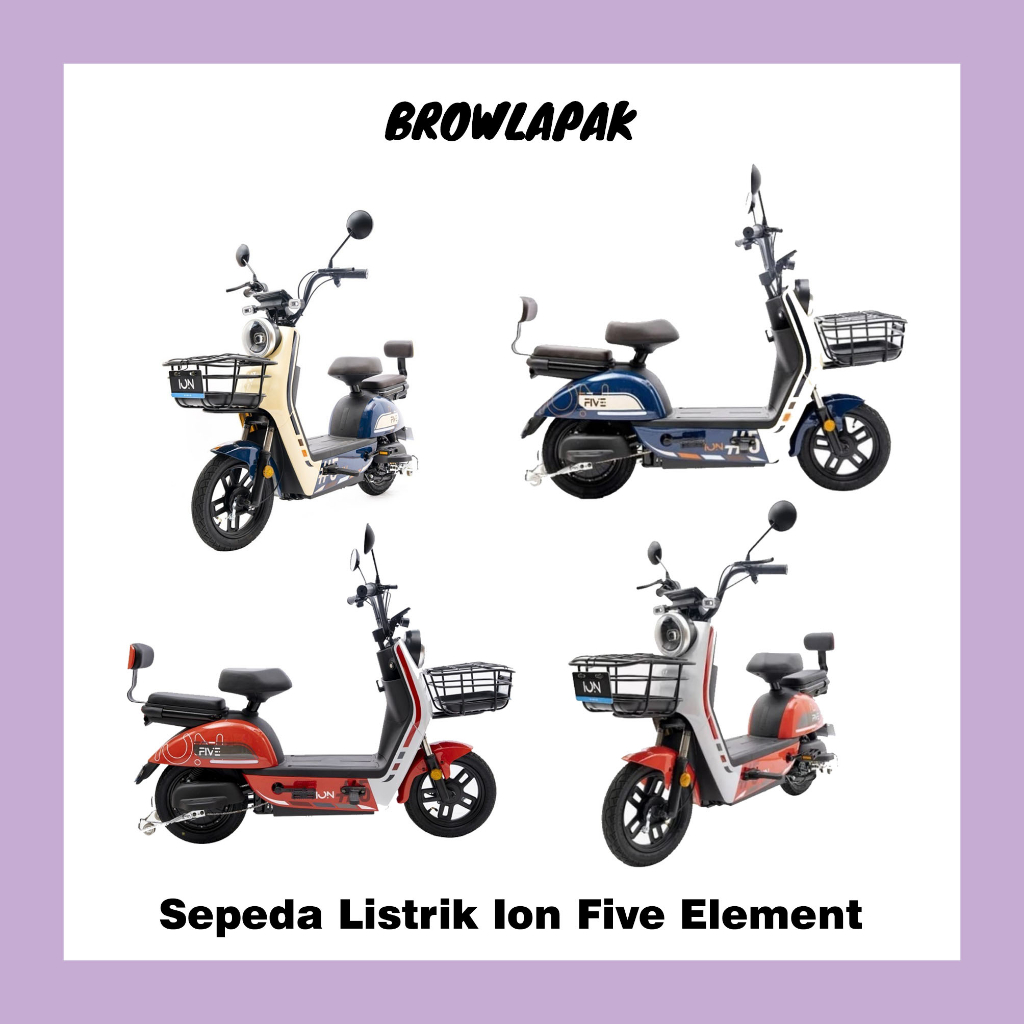 Jual Sepeda Listrik Ion Five Element / E Bike Ion Five Element | Shopee ...