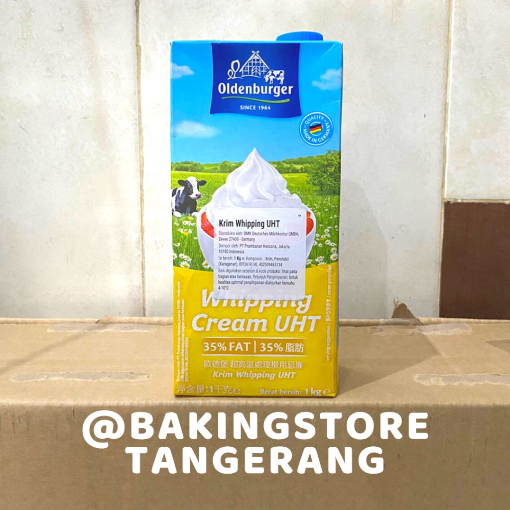 Jual Oldenburger UHT Whipping Cream 35% 1 L | Shopee Indonesia