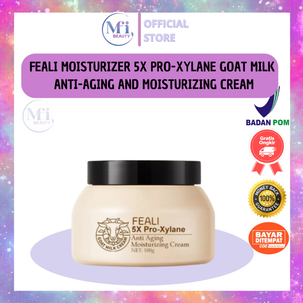 Jual MFI - FEALI Moisturizer 5X Pro-Xylane Goat Milk Anti-Aging and ...