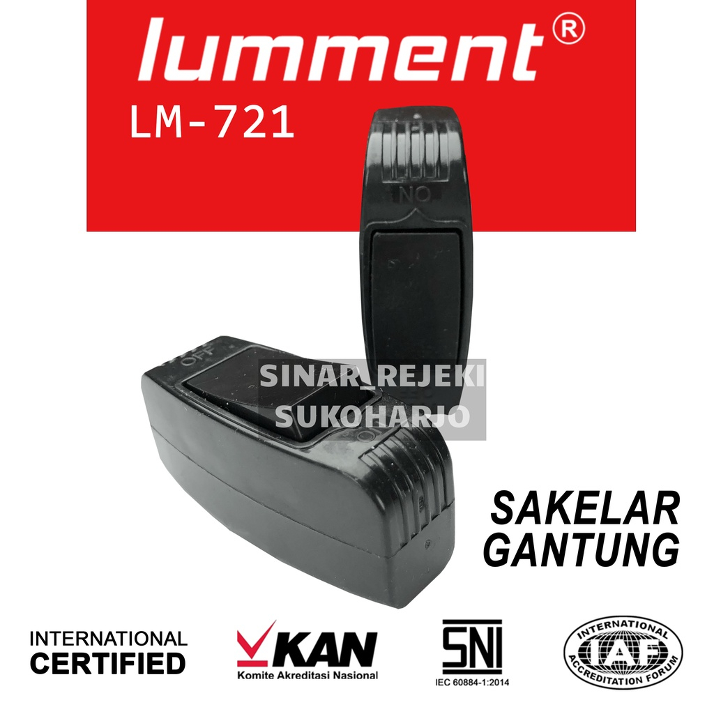 Jual Lumment Saklar Gantung Hitam SNI Saklar | Shopee Indonesia