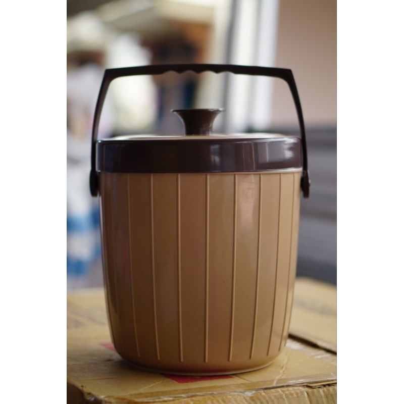 Jual Termos Es / Nasi - Ukuran 6 & 8 Liter - Coklat - Multiplast - Rice ...