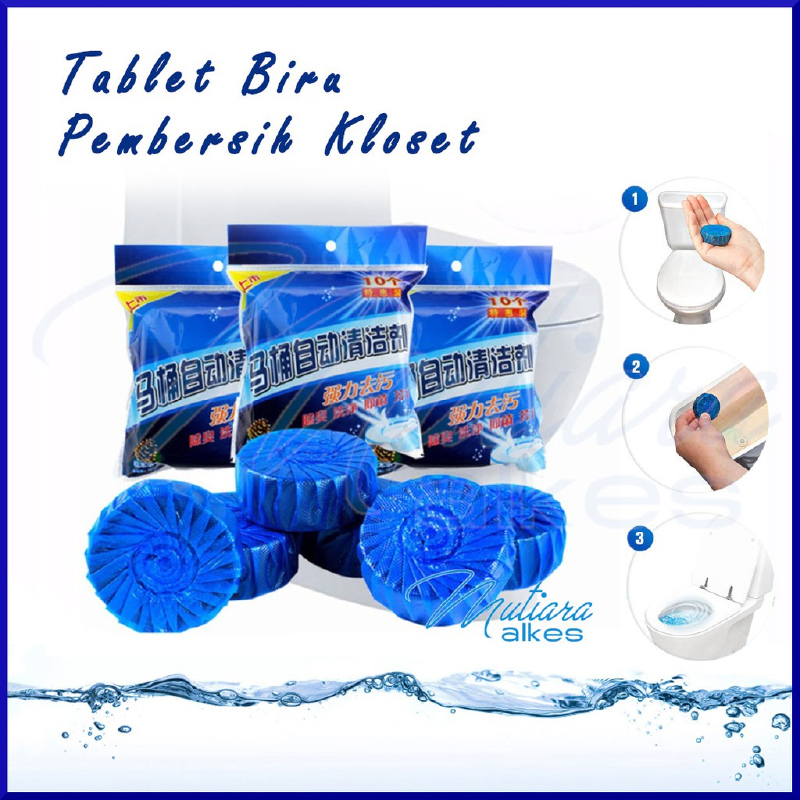 Jual [1 BUNGKUS ISI 10 PCS ] Tablet Biru Pembersih Pewangi Kloset ...
