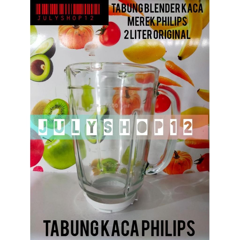Jual PHILIPS TABUNG BLENDER KACA HR-2958 ORIGINAL / HANYA TABUNG HR2958 ...