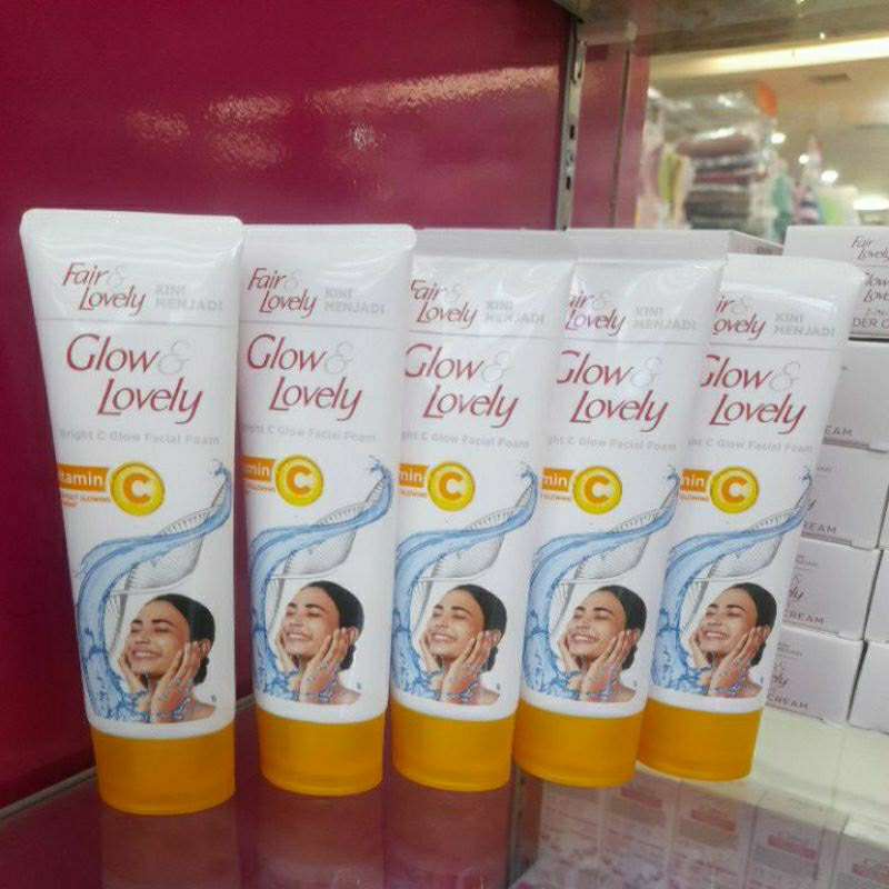Jual Fair & Lovely KECIL~ Sabun muka 50g Glow & Lovely ~Bright C Glow ...