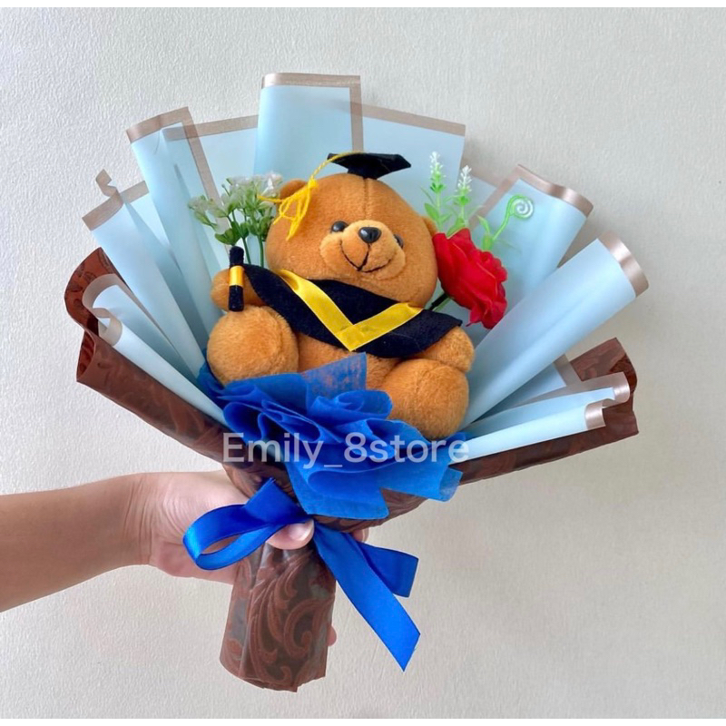 Jual (DiKirim Hari Ini) Ready Buket Bunga Wisuda | buket bunga palsu ...