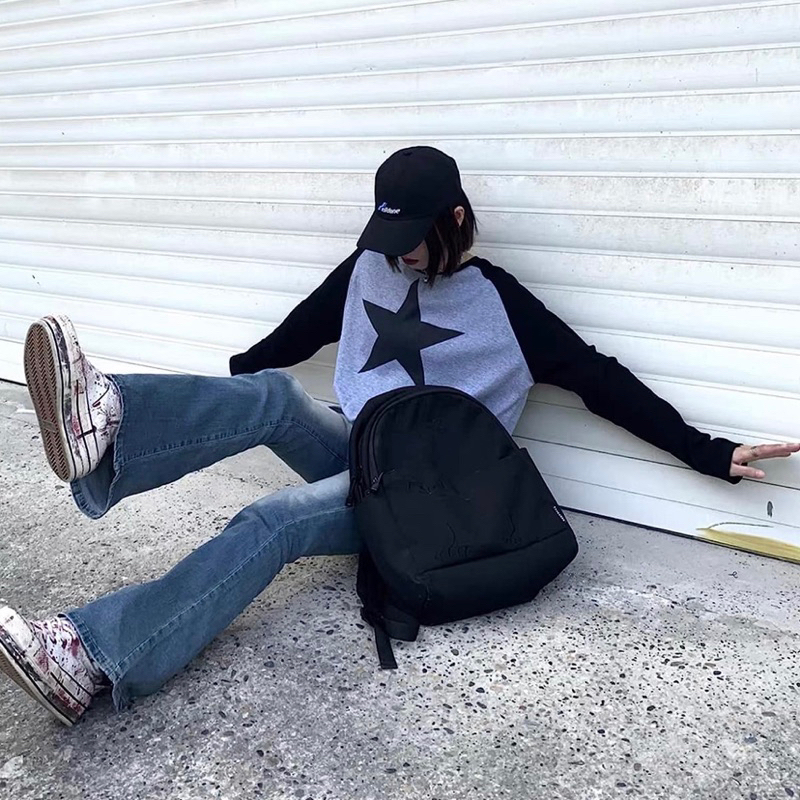 Jual star raglan shirt oversize y2k Oversize top Acubi Streetwear ...