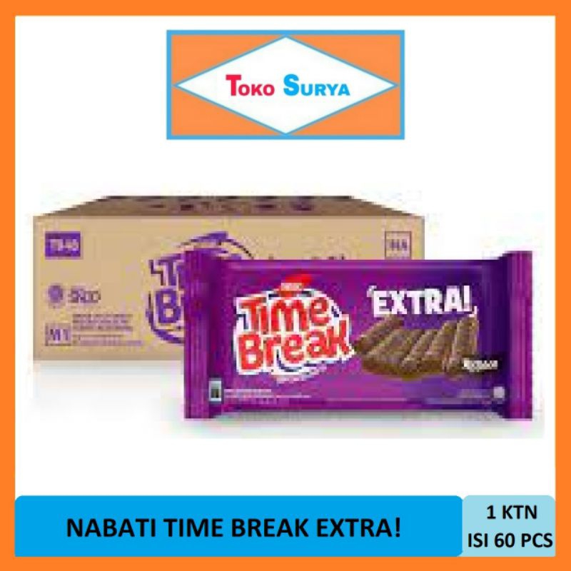 Jual Nabati Time Break Extra Wafer 1 Karton Isi 60 Pcs x 36 Gr | Shopee ...
