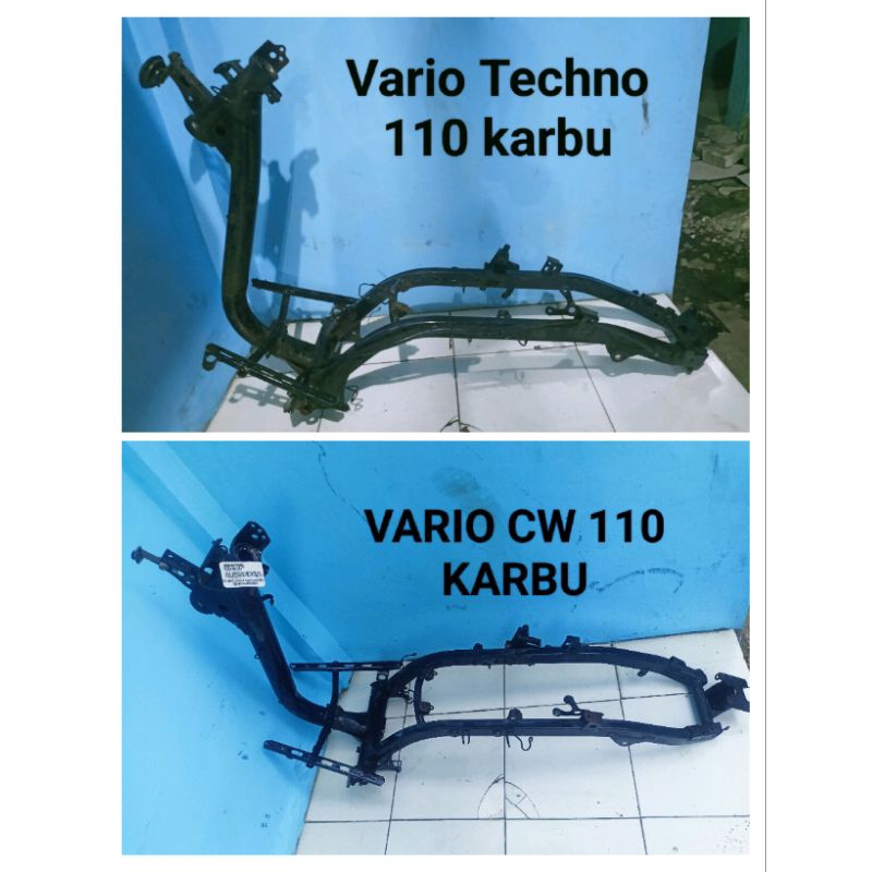 Jual Frame Kerangka Rangka Sasis Vario Cw 110 karbu/Vario Techno 110 ...