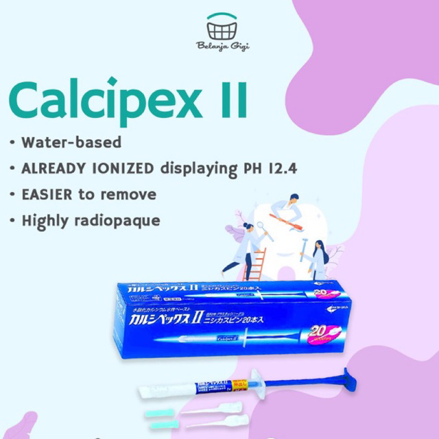 Jual Calcipex II / dressing root canal / Calcium Hidroxide | Shopee ...