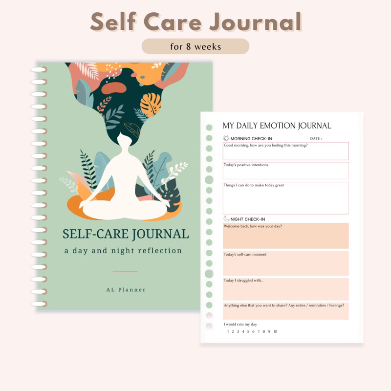 Jual SELF CARE JOURNAL - Binder Planner Mental Health - Healing Binder ...