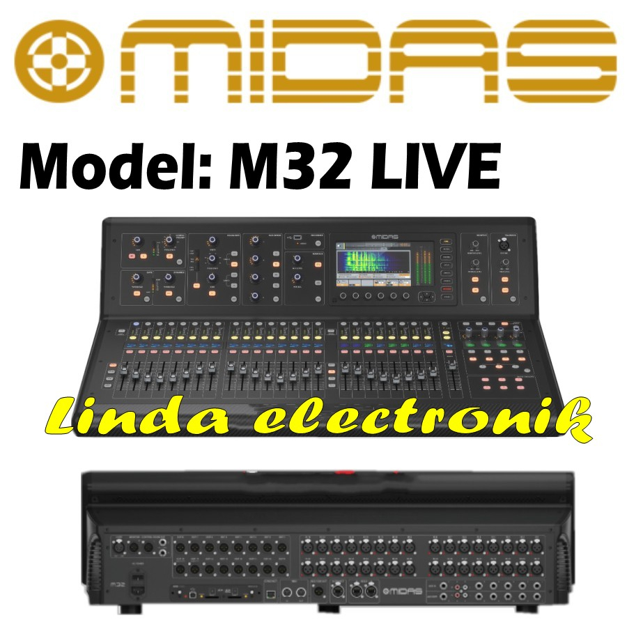 Jual Original Midas M32 Live Digital Mixer Console for Live and Studio | Shopee Indonesia