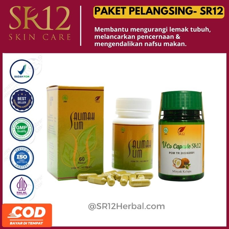 Jual SR12 Paket Pelakor SR12 / Peluntur Lemak Kotor / Salimah Slim ...