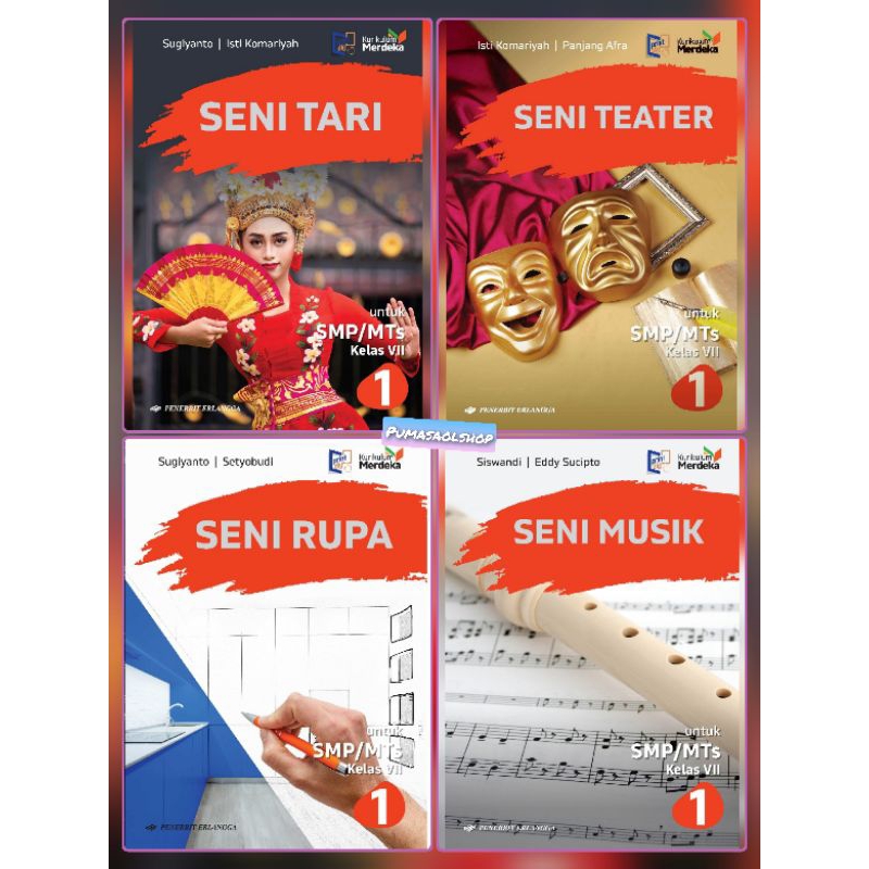 Jual BUKU PAKET PELAJARAN SENI UNTUK SMP/MTS KELAS 7 KURIKULUM MERDEKA ERLANGGA | Shopee Indonesia