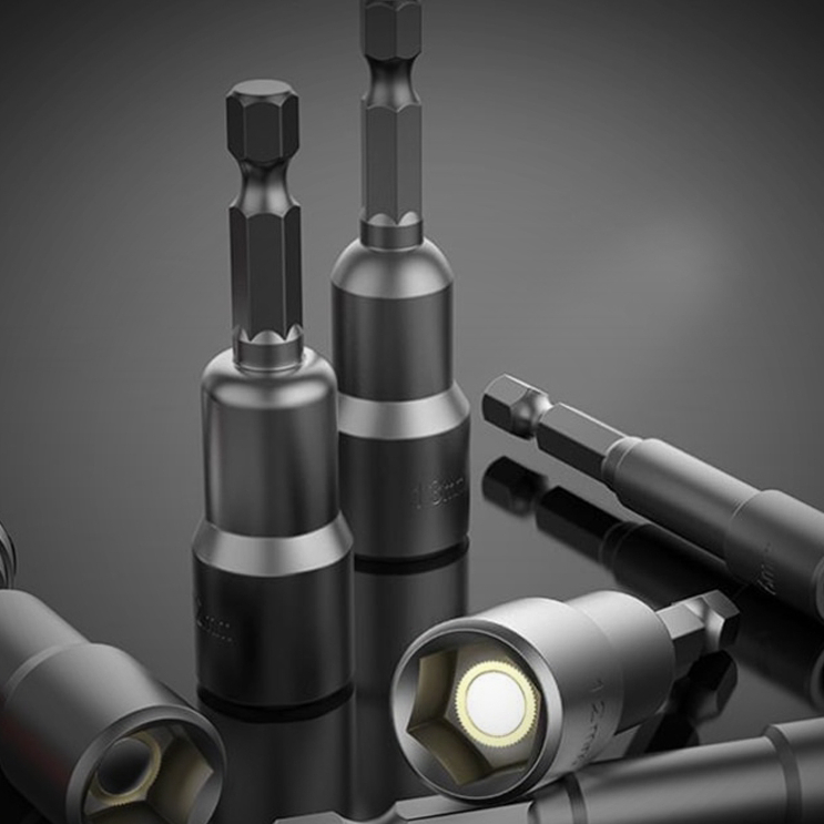 Jual Mata Roofing Magnetic Hex nut Kunci /Mata Baut Baja Ringan - 8x45mm | Shopee Indonesia