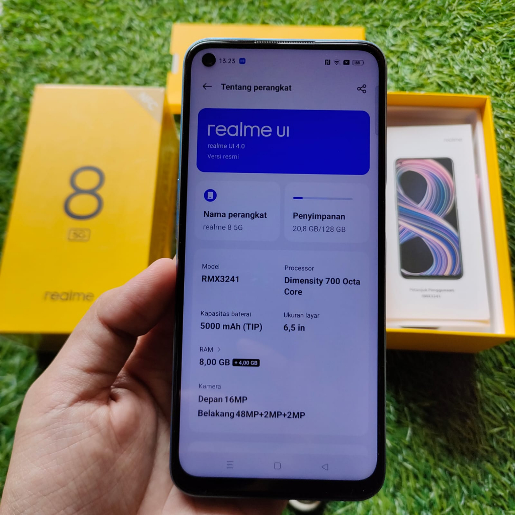 Jual REALME 8 5G SECOND 8/128 GB HP SECOND HANDPHONE SECOND HP SEKEN HP ...