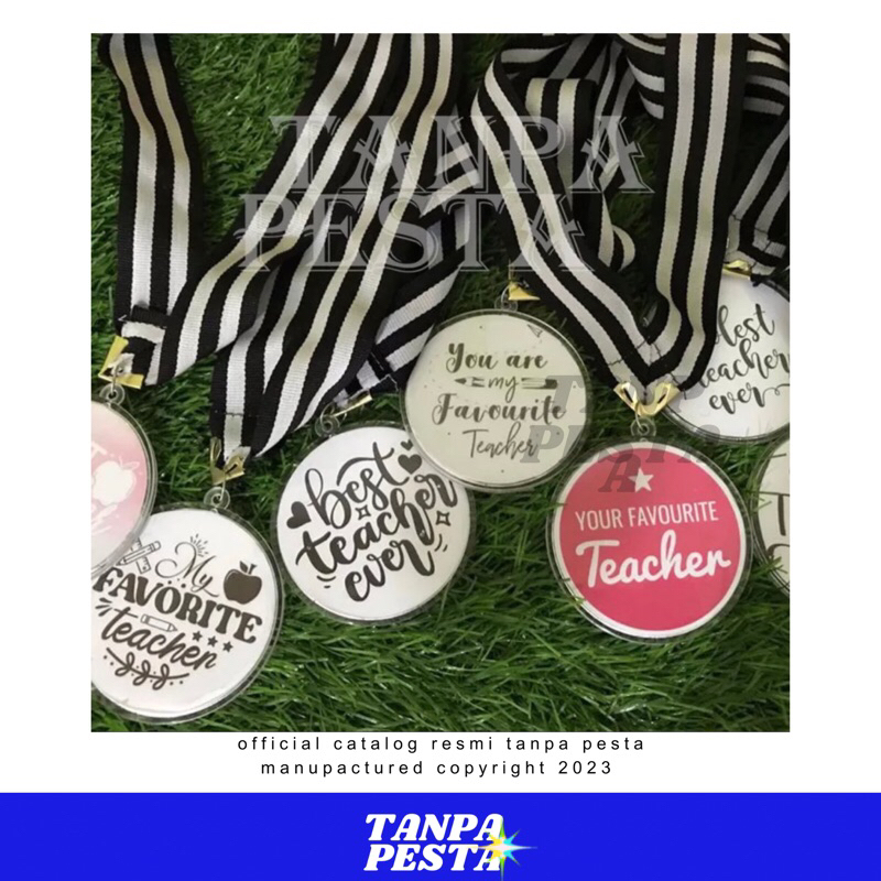Jual medali Ready Stock - mendali teacher hari guru hadiah - tanpa ...