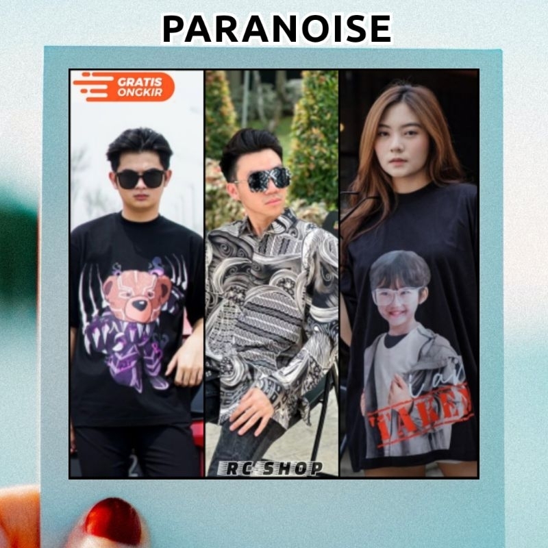 Jual Paranoise Batik Grey T-shirt / Paranoise limited edition original ...