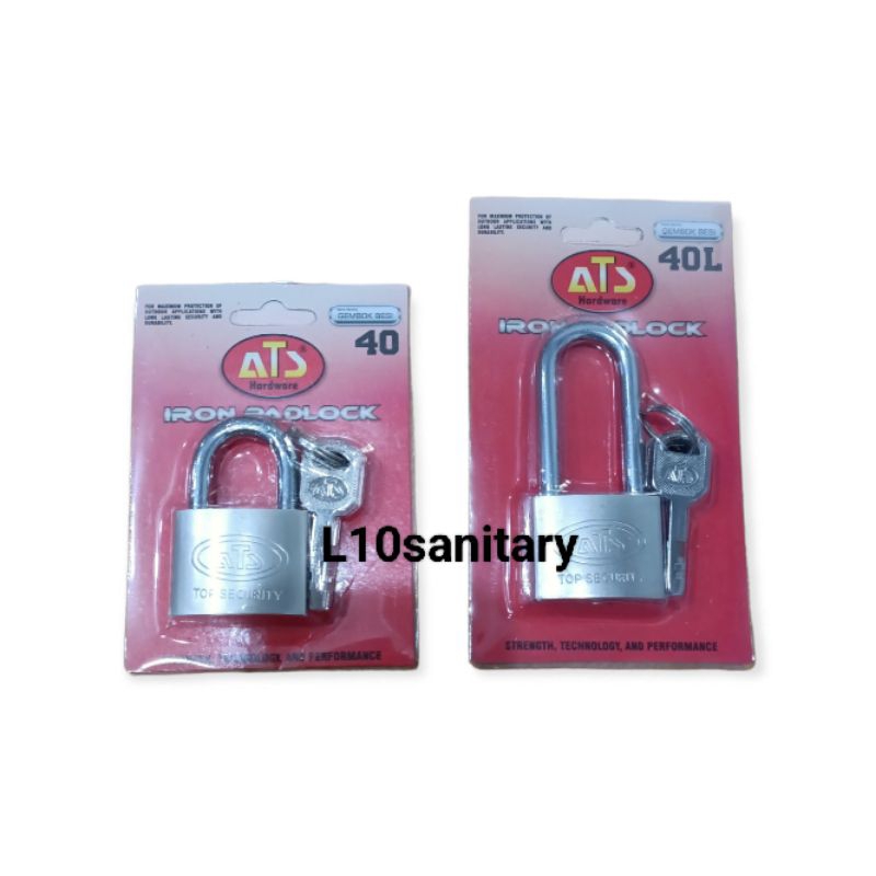 Jual ATS 40 PENDEK Gembok Besi NekeL Iron Padlock ATS 40 mm SHORT ...