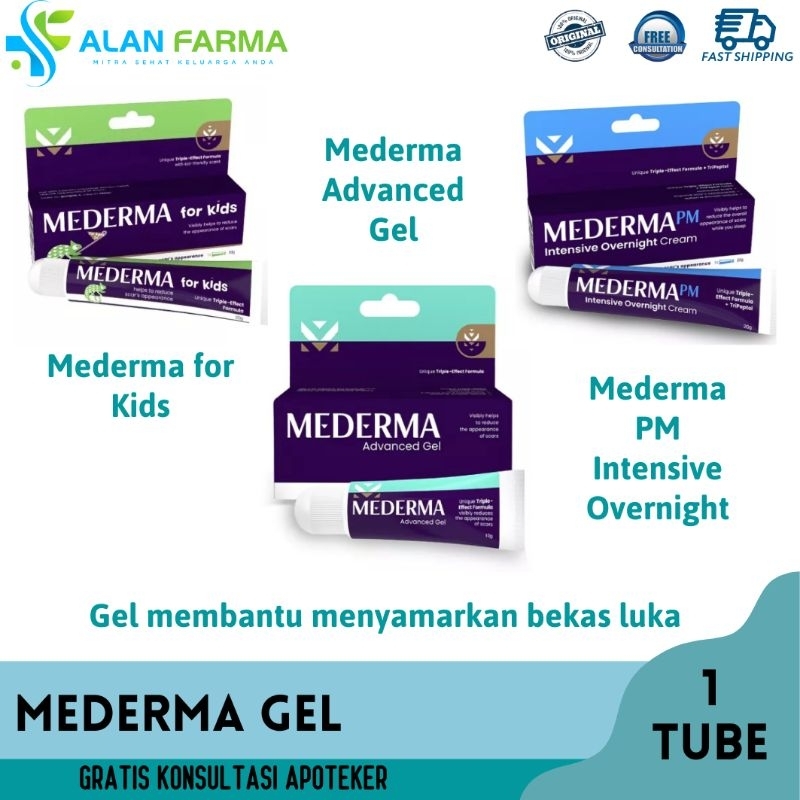 Jual Mederma Advanced Gel 10 gram | Mederma Salep Menyamarkan Bekas ...