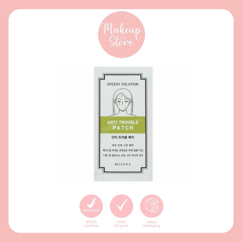 Jual Missha Speedy Solution Anti Trouble Patch Acne Patch Shopee Indonesia