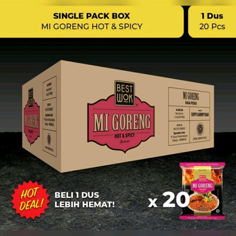 Jual Mie Best Wok Viral 1 Dus | Shopee Indonesia