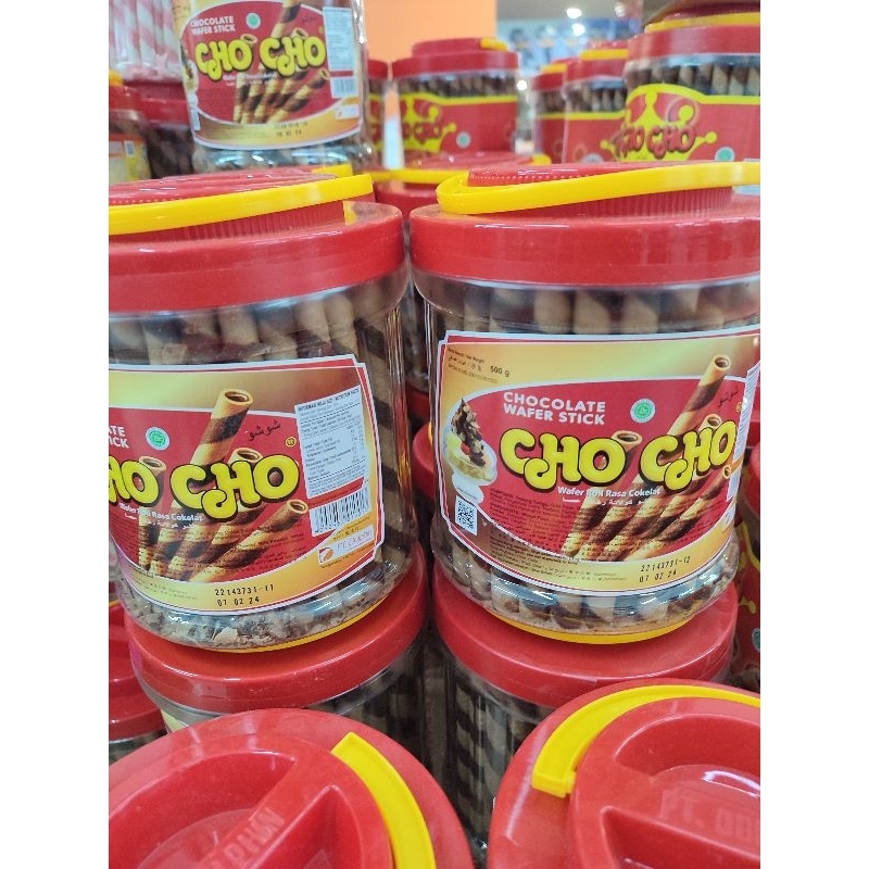 Jual cho cho wafer stick chocolate 500g | Shopee Indonesia
