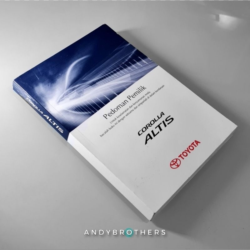 Jual Buku Manual Book Pedoman Pemilik Toyota Corolla Altis Gen-10 2008 ...
