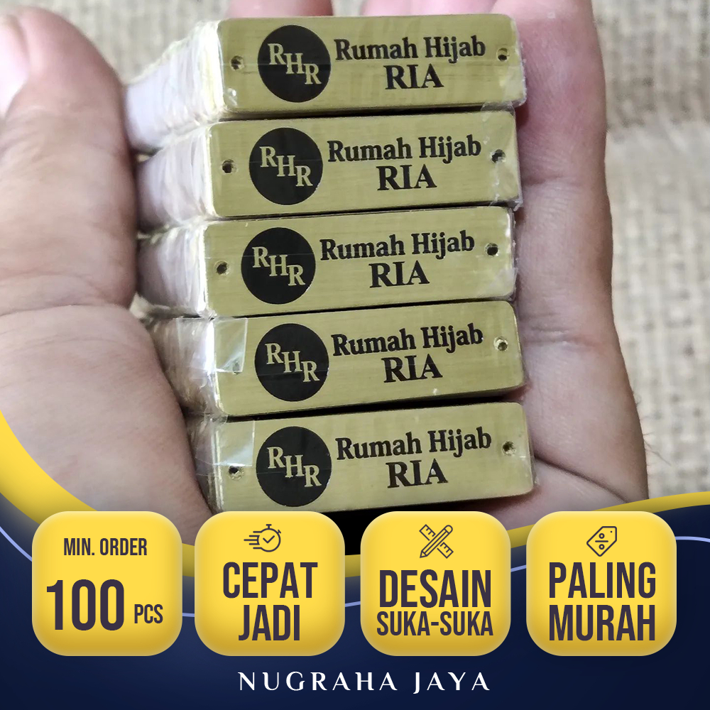 Jual Label Jilbab | Logo Jilbab | Merek Label Jilbab | Plat Jilbab Dari ...