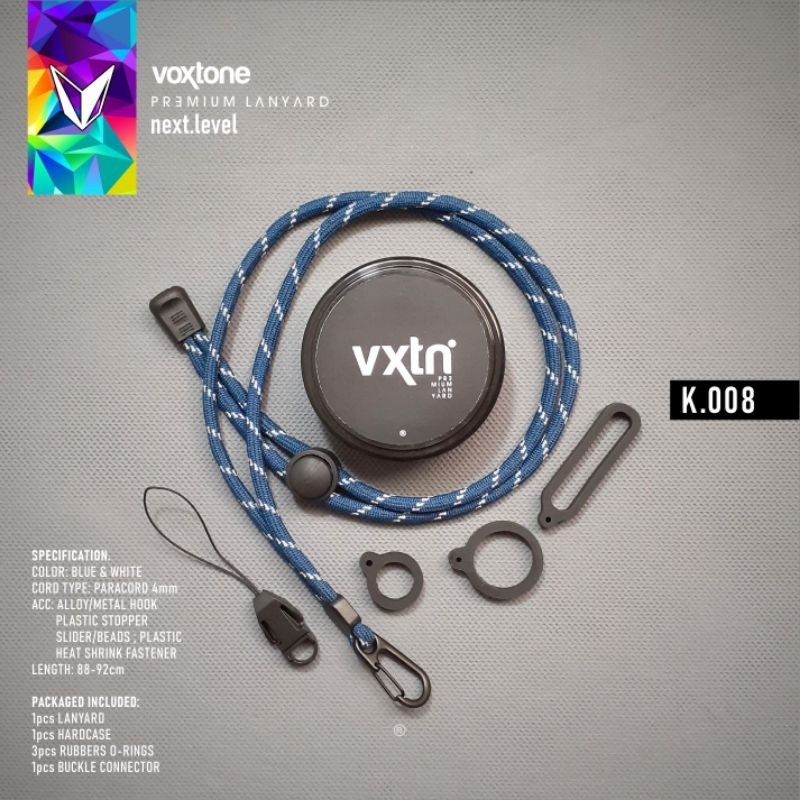 Jual Premium Lanyard - Kalung Pengait untuk HP, ID Card, Flash Disc, Camera - Voxtone Next Level ...