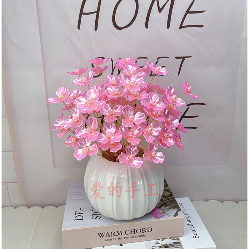 Jual Bunga artificial bunga MAGNoliA Diy handmade bunga manik bunga ...
