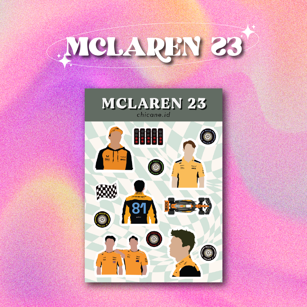Jual FORMULA 1 Stickers F1 Merchandise Ferrari Red Bull McLaren ...