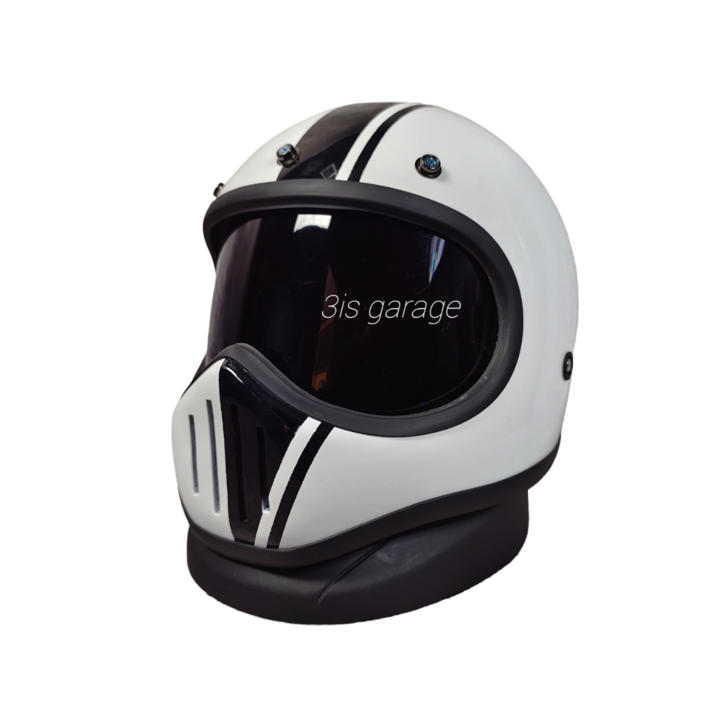 Jual HELM CAKIL MOTIF RETRO KLASIK INNER VISOR | Shopee Indonesia