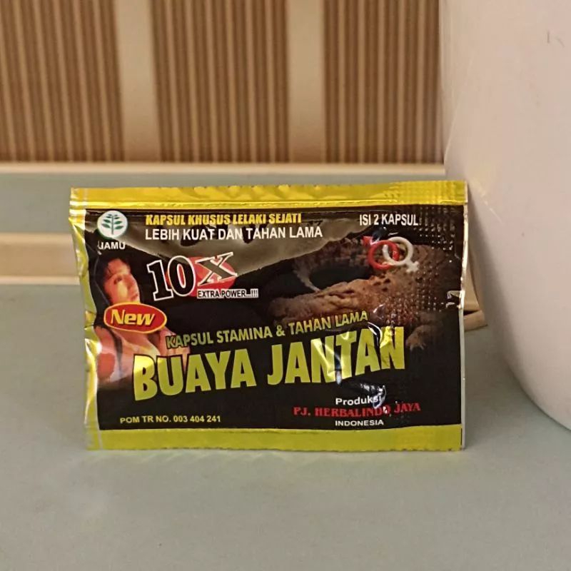 Jual KAPSUL+BUAYA+JANTAN+RAJANYA RANJANG VITALITAS PRIA DEWASA OBAT KUAT (1 SACHET) | Shopee ...