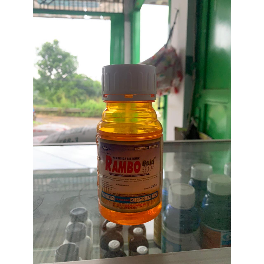Jual Herbisida Rambo Gold 480 SL 250 ml Obat Pembasmi Racun Rumput ...