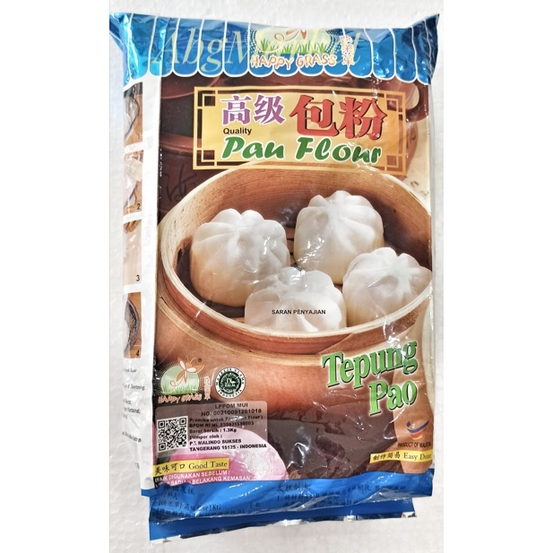 Jual Tepung Pao Happy Grass / Tepung Bakpau / Bapao Flour /Premium Pau ...