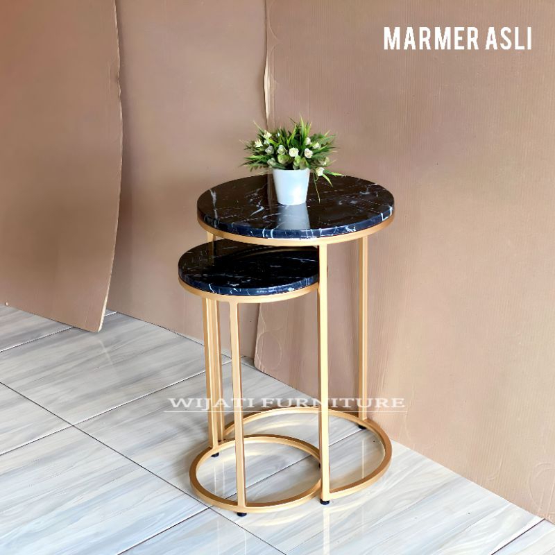 Jual Meja Pojok Marmer Meja Sudut Marmer Side Table Marmer | Shopee ...