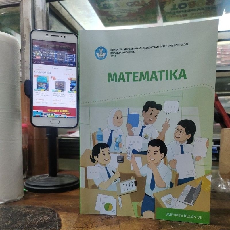 Jual Buku Paket Matematika kelas 7 Smp Kurikulum Merdeka 2022 Terbaru | Shopee Indonesia