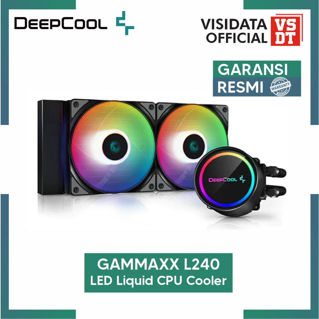 Jual Deepcool GAMMAXX L240 A-RGB Liquid Cooler Fan Cooling LGA1700 ...
