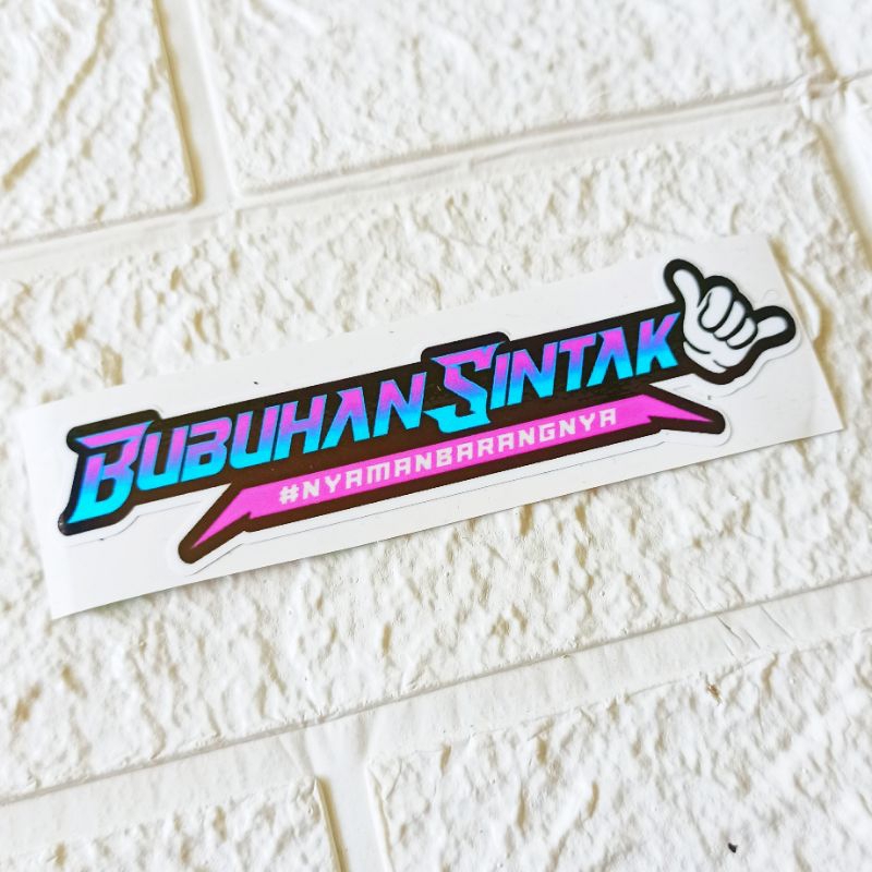 Jual STIKER BUBUHAN SINTAK | Shopee Indonesia