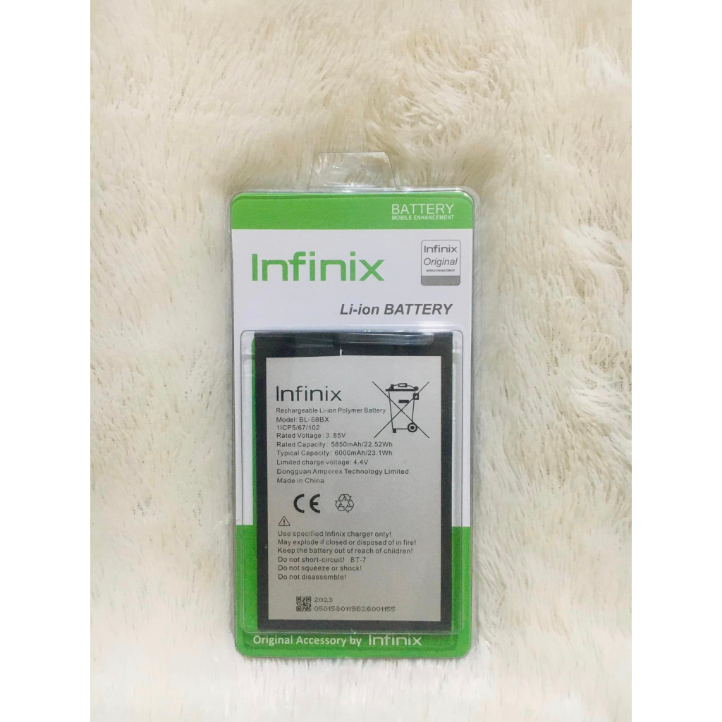 Jual Baterai BL-58BX INFINIX HOT 9 PLAY HOT 10 PLAY HOT 11 PLAY HOT 12 ...