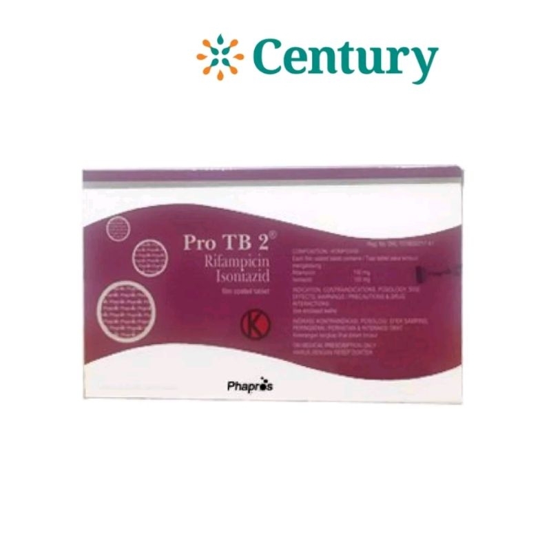 Jual PRO TB 2 ISI 28 TABLET / ANTIBIOTIK / TBC / INFEKSI / TUBEKOLUSIS / OBAT TBC / INFEKSI PARU ...