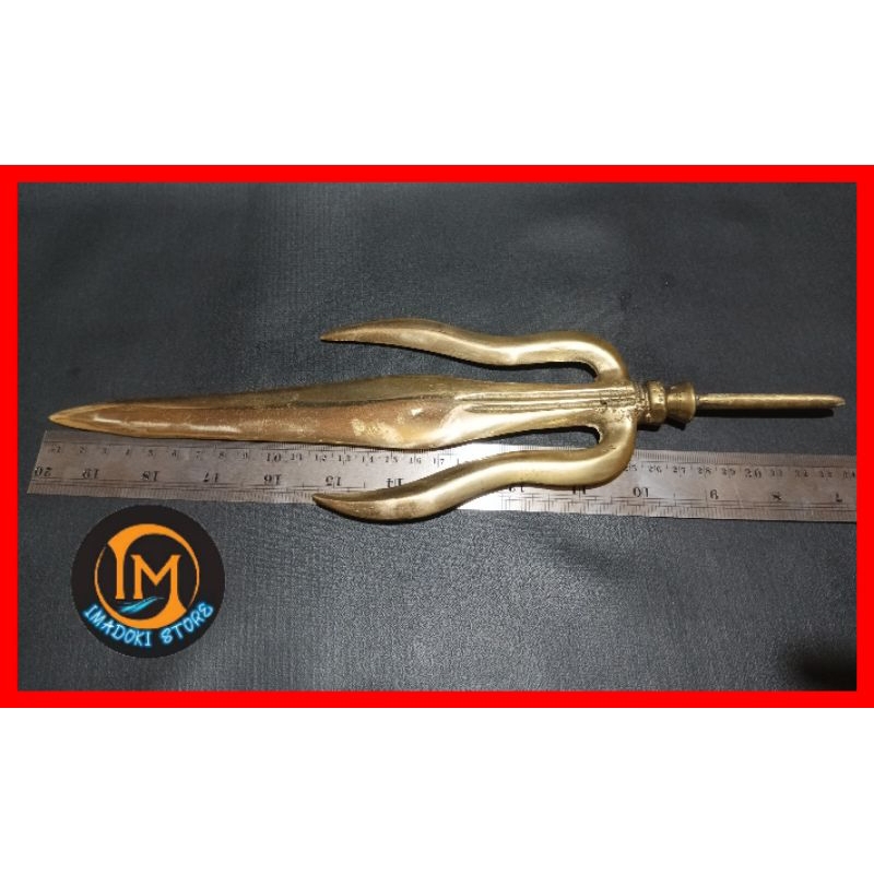 Jual MATA TOMBAK TRISULA KUNINGAN / TUMBAK TRISULA BALI | Shopee Indonesia