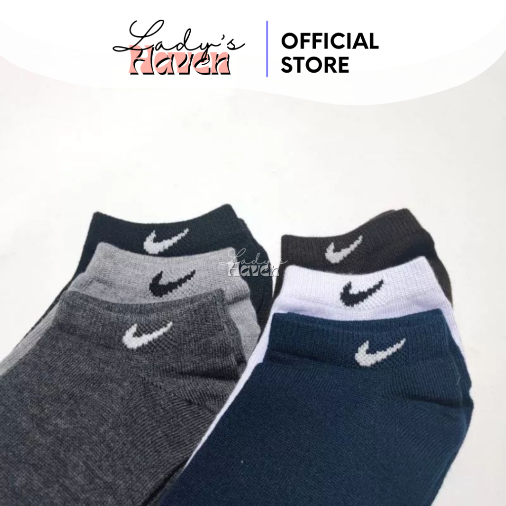 Jual Kaos Kaki Pendek Pria Wanita Semata kaki Olahraga Sport Ankle Sock Nike || Lady's Haven ...