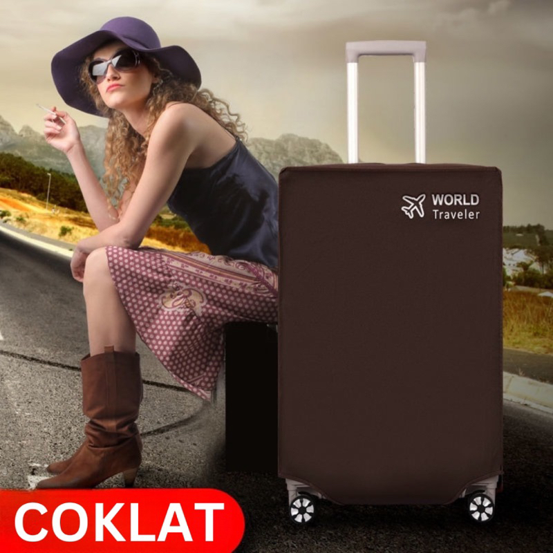 Jual Sarung Koper 20" 7 kg Kabin Pesawat Cover Pelindung 20inci 20 Inch ...