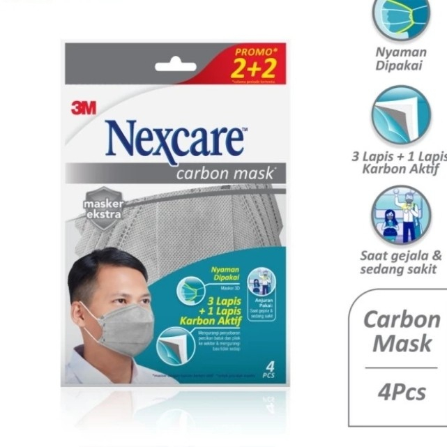 Jual 3M Nexcare Carbon Daily Fit Rejuvenate Masker - 1 Box | Shopee ...